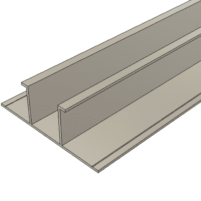 CPPH VERTICAL H MOLDING Fiber Cement Panel Trim - Brand X Metals