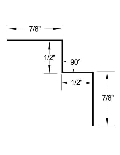 Cement Panel Inside Corner Trims - Brand X Metals